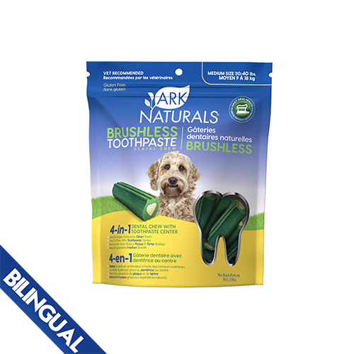 Ark Naturals ARK Brushless Toothpaste Dental Chew MEDIUM 508g (18oz ...